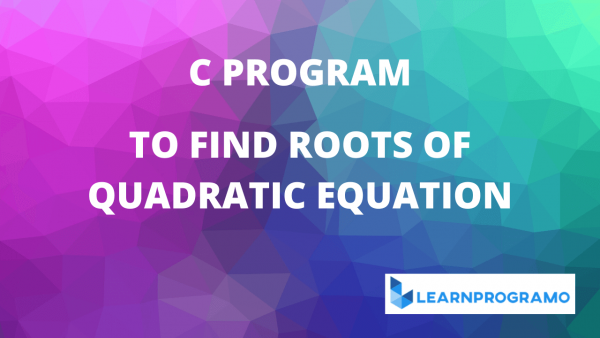 C Programs - Learnprogramo